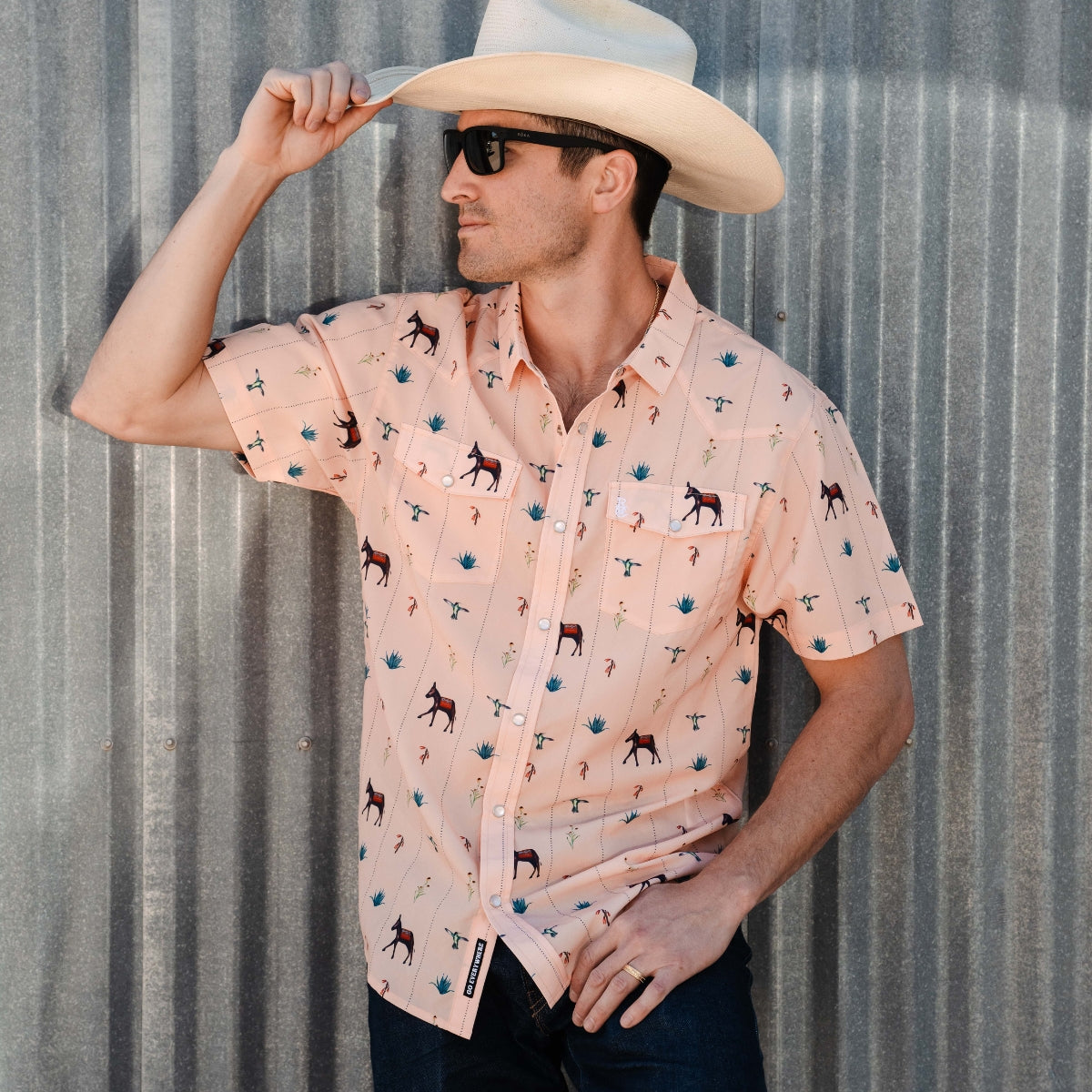 Burro Trail Western Pearl Snap Shirt – Raised by Coyotes Wholesale
