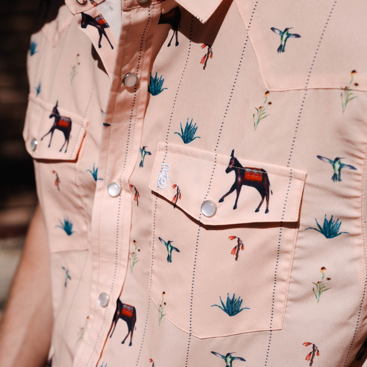 Burro Trail Western Pearl Snap Shirt – Raised by Coyotes Wholesale